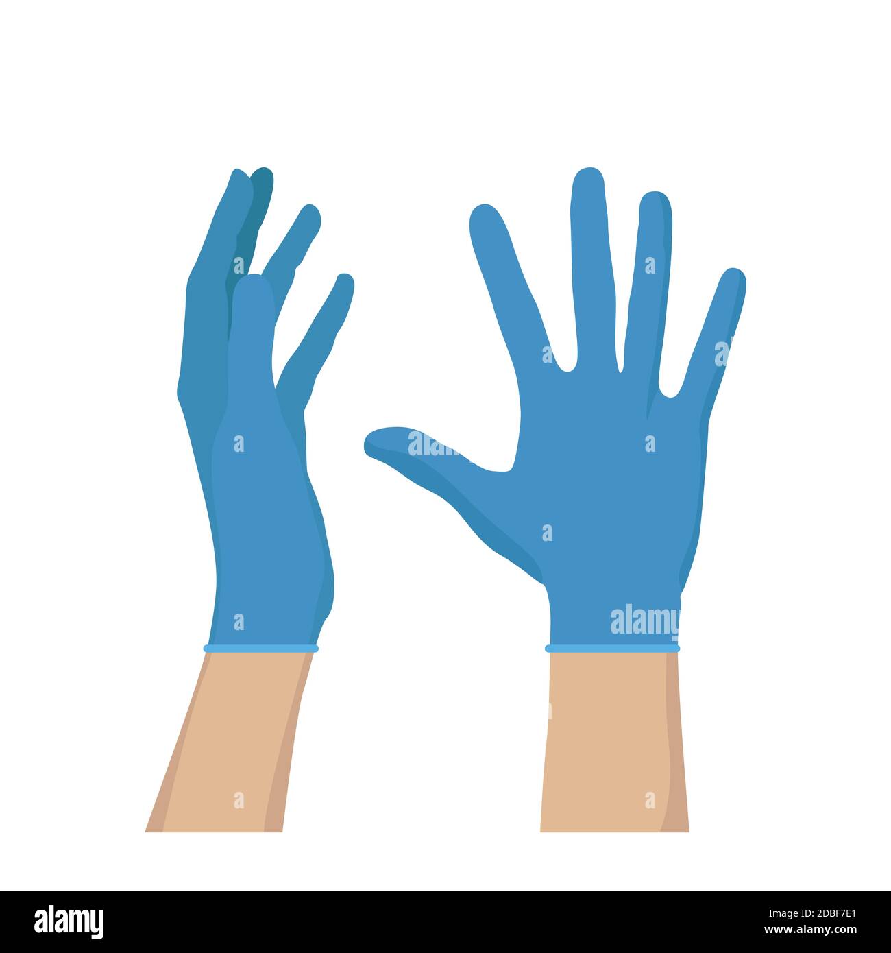 Protective gloves concept Vector illustration Stock Vector Image & Art ...