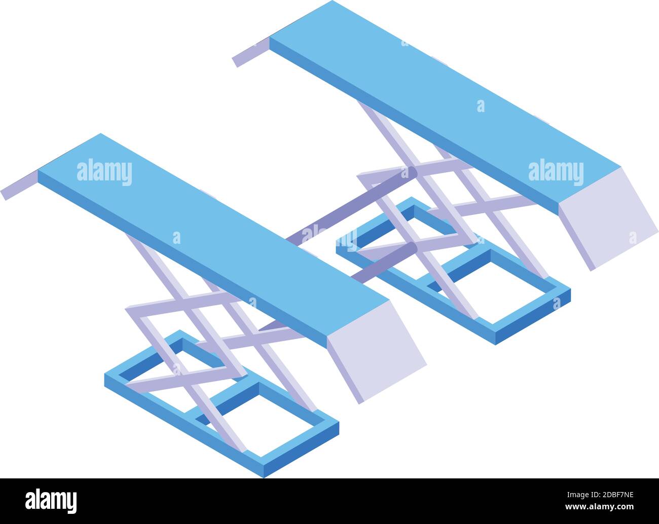 Car lift workshop icon. Isometric of car lift workshop vector icon for ...