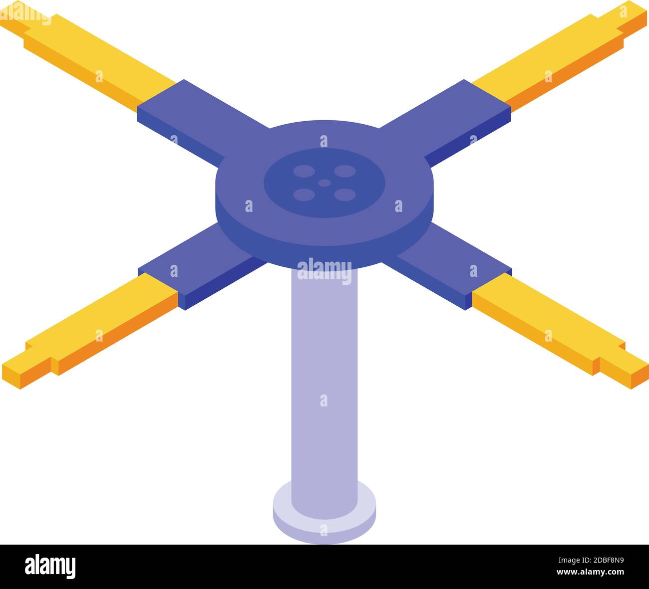 Cross car lift icon. Isometric of cross car lift vector icon for web ...