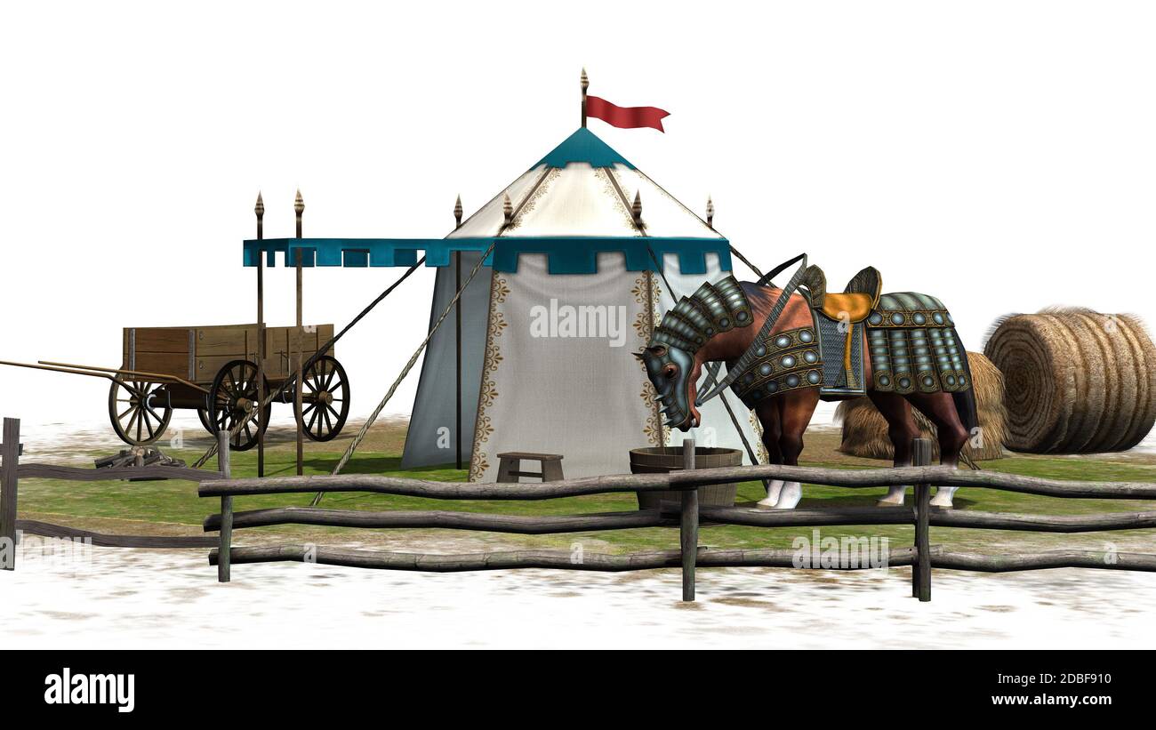 Medieval scene Cut Out Stock Images & Pictures - Alamy