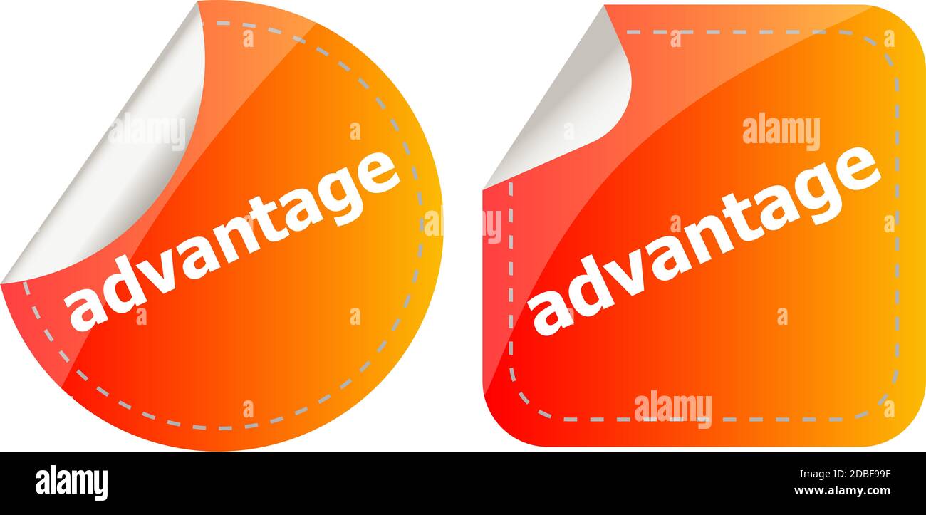 Advantage word hi-res stock photography and images - Alamy