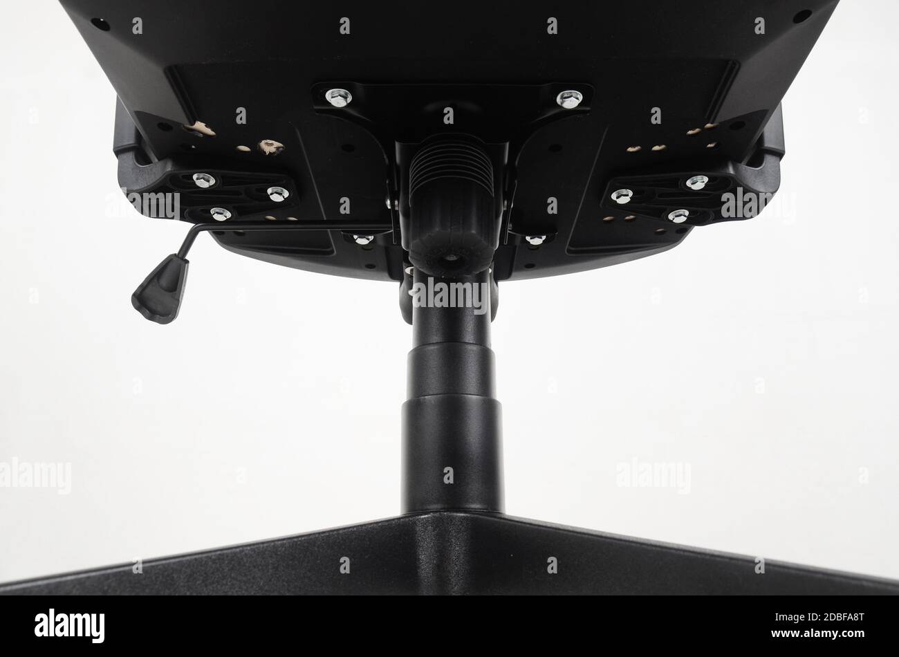 Office chair isolated bottom view. Isolated close-up view Stock Photo ...