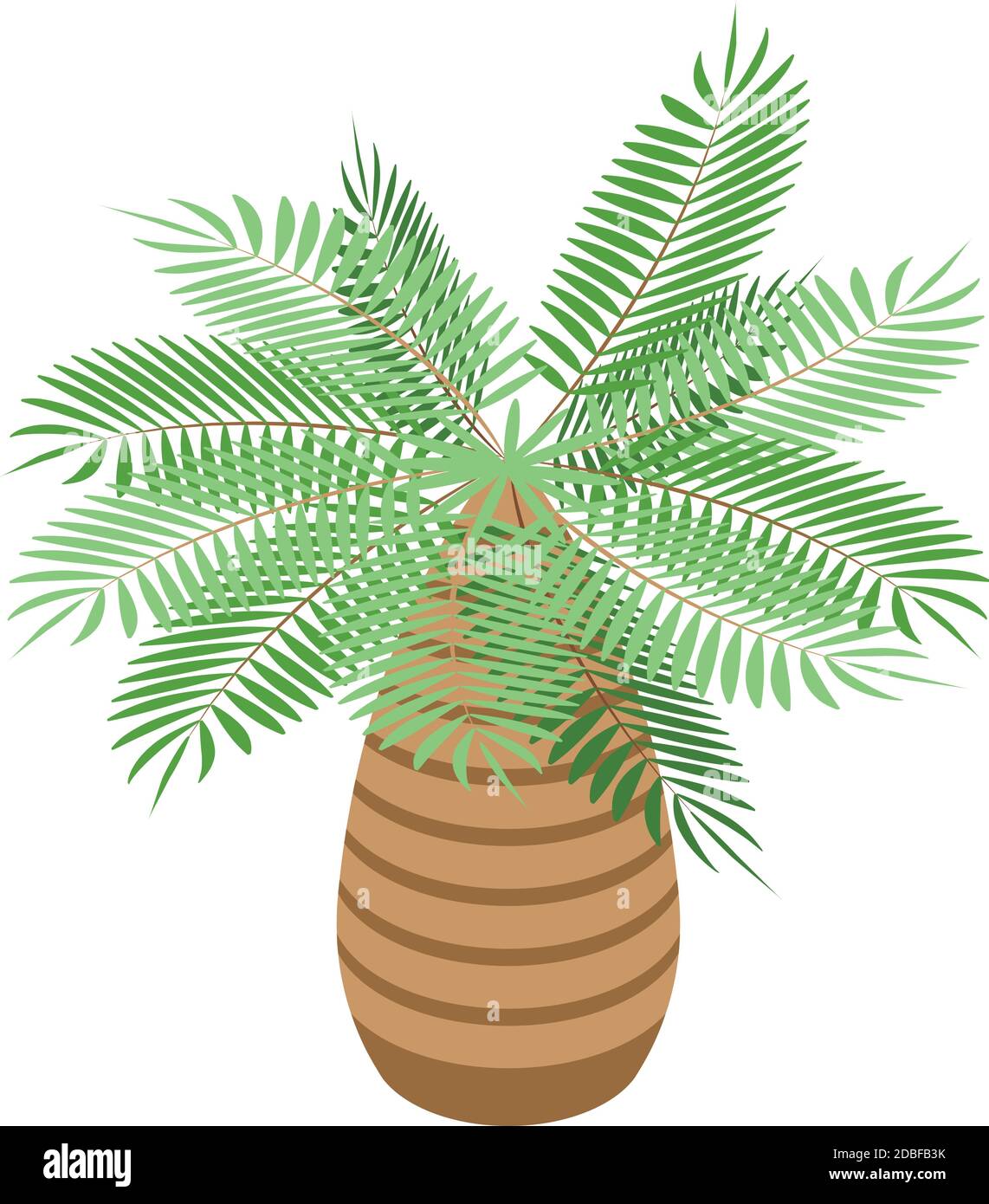 Tropical palm tree icon. Isometric of tropical palm tree vector icon ... Tropical palm tree icon. Isometric of tropical palm tree vector icon ...