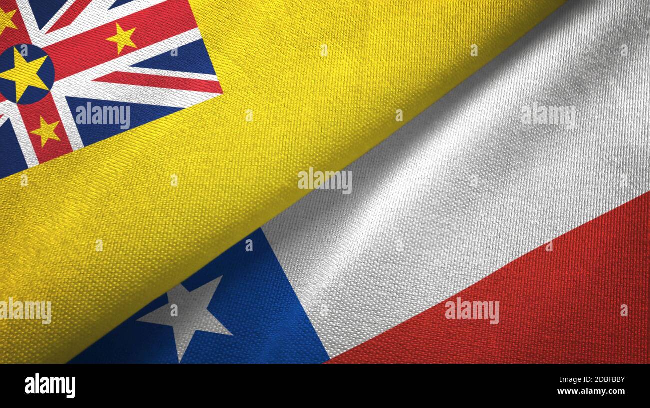 Chile niue flag hi-res stock photography and images - Alamy