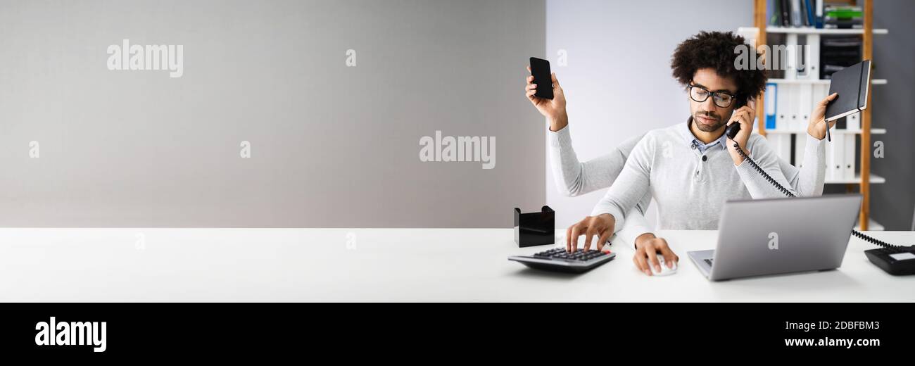 Very busy worker hi-res stock photography and images - Alamy