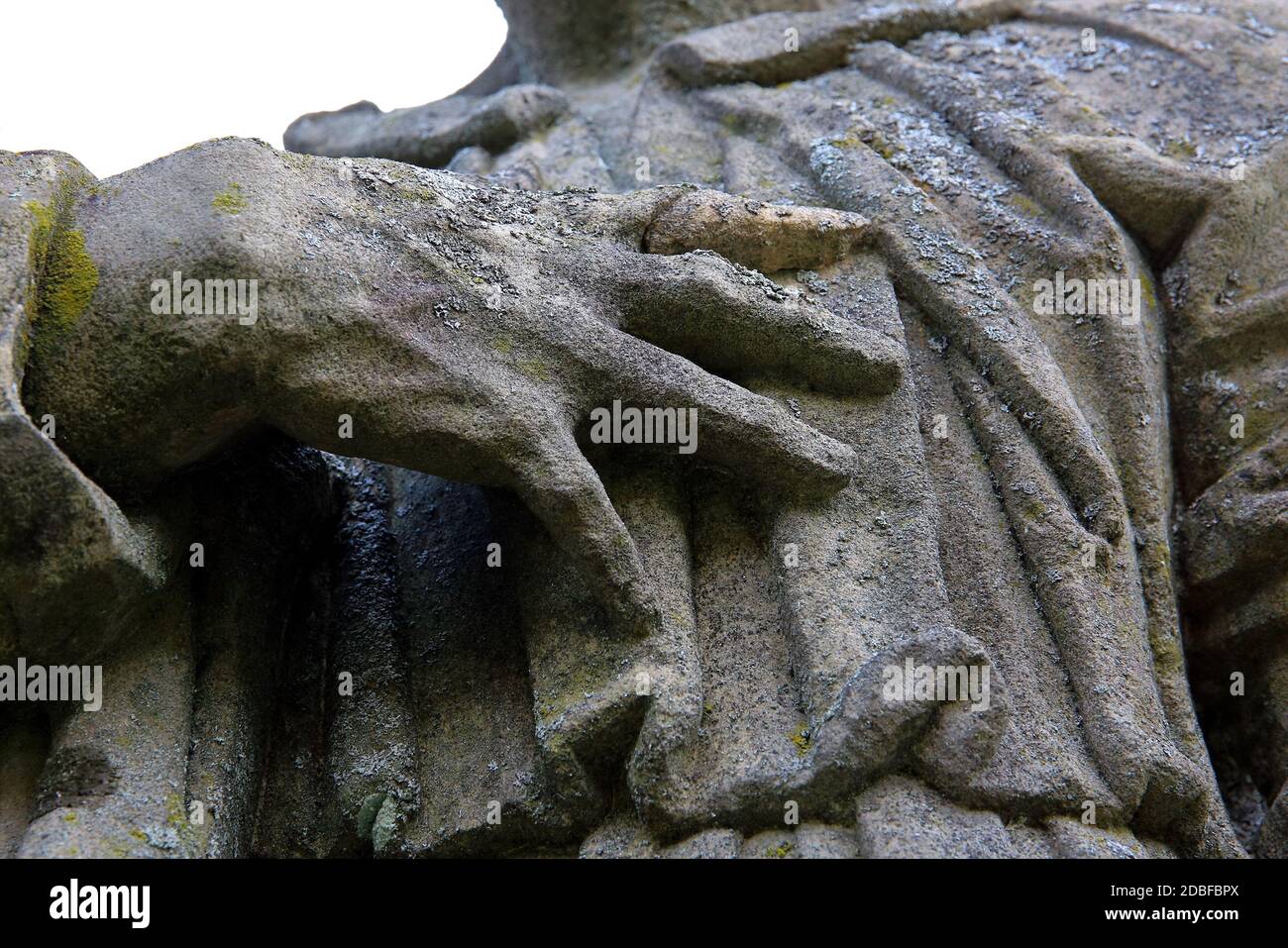 Stone sculpture, hand Stock Photo - Alamy