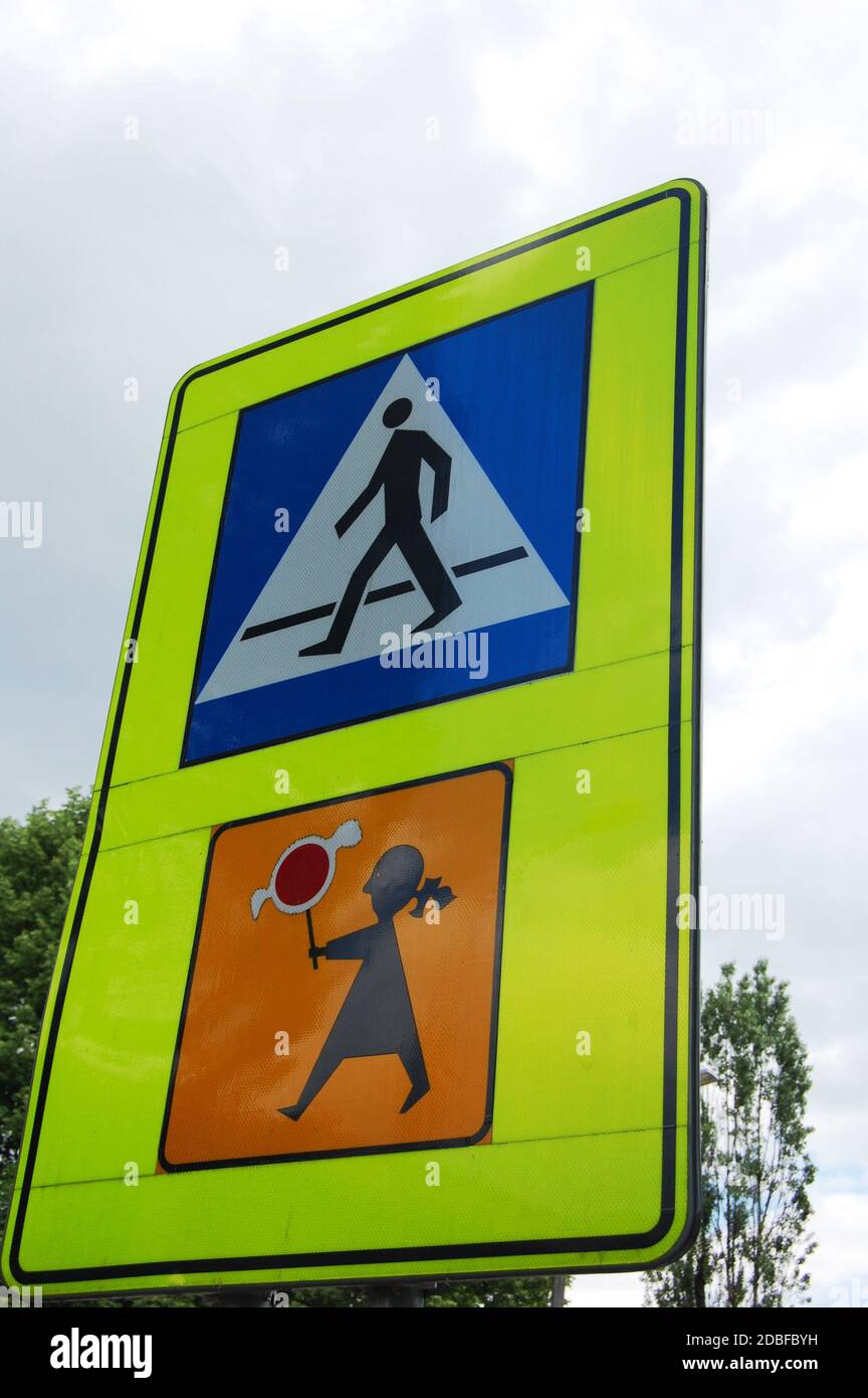 street signs in krakow, poland Stock Photo - Alamy