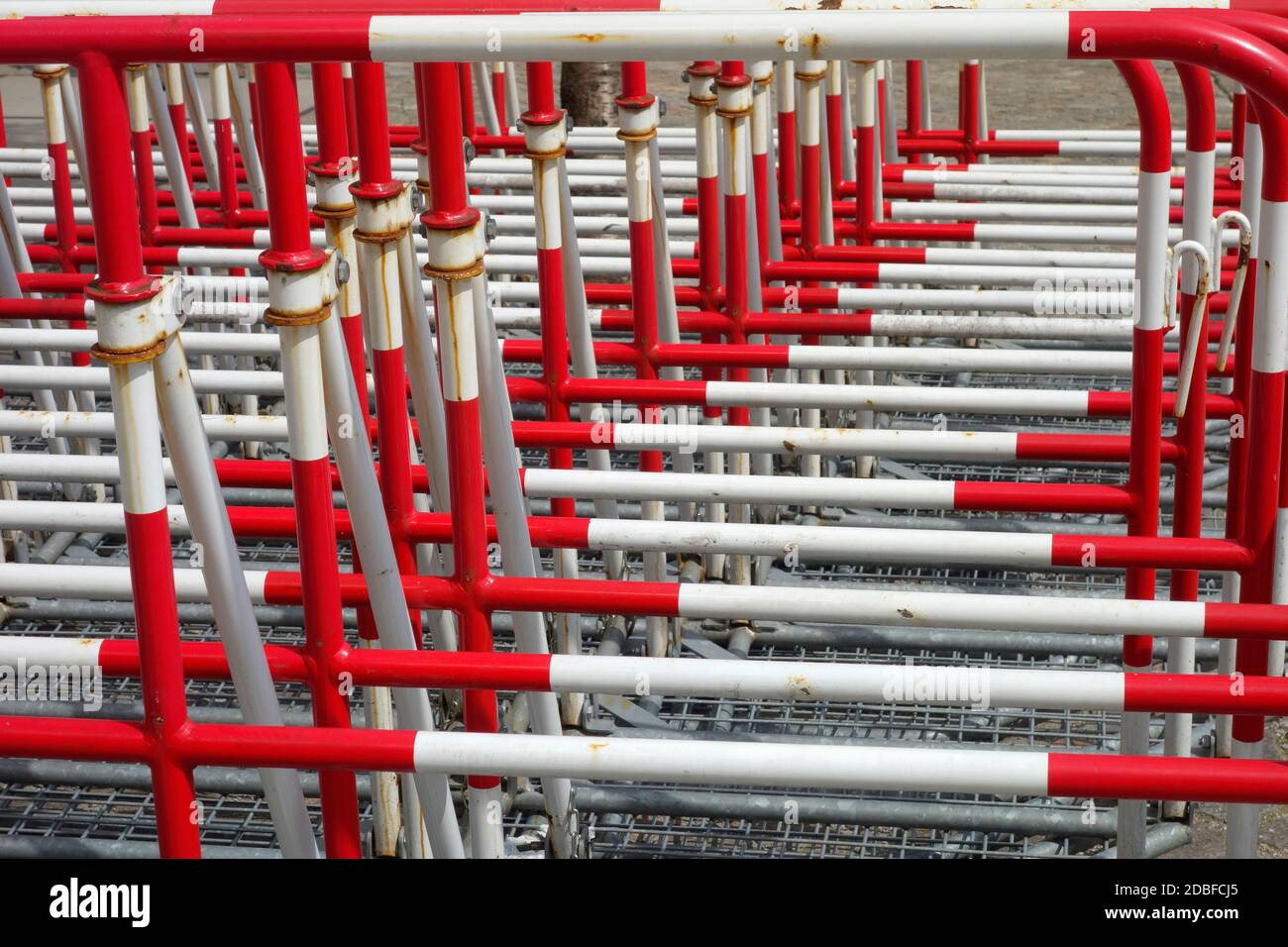 Mobile security barrier hi-res stock photography and images - Alamy