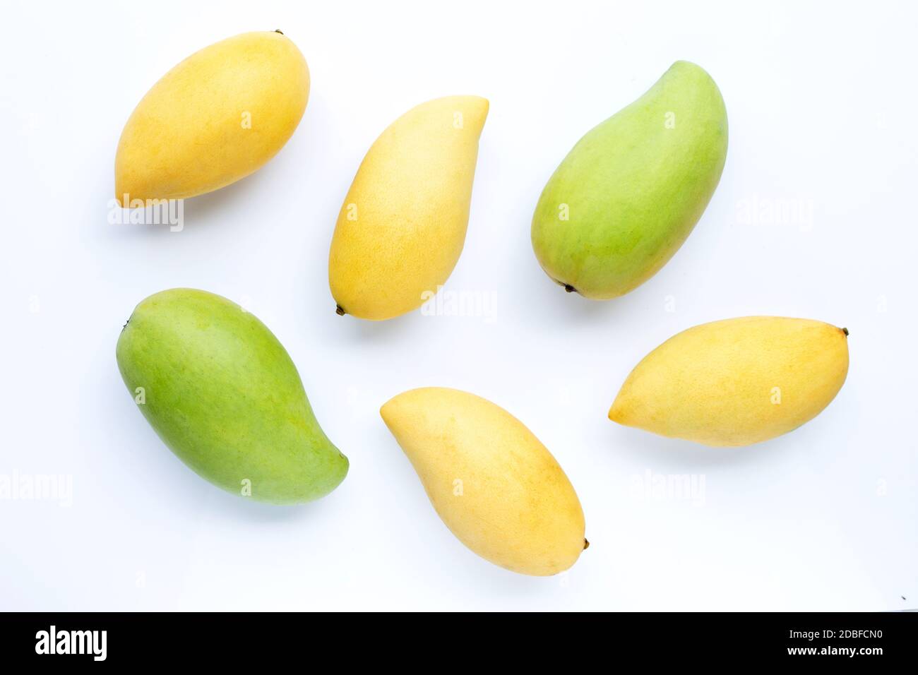 Top view of yellow mango, Tropical fruit juicy and sweet Stock Photo ...