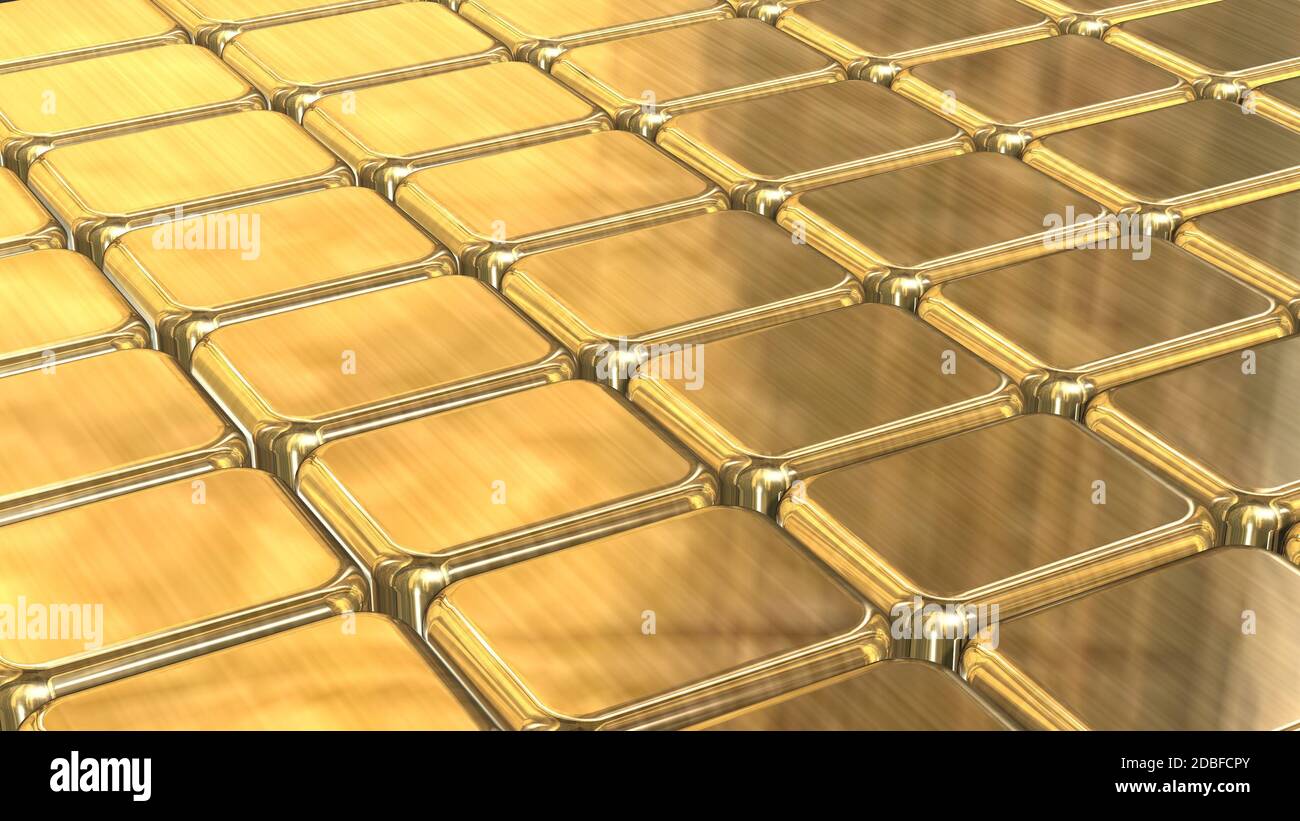 gold metal cubes background Stock Photo - Alamy