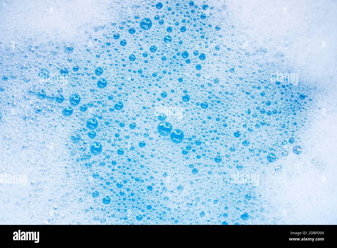 Detergent foam bubble. Top view Stock Photo - Alamy
