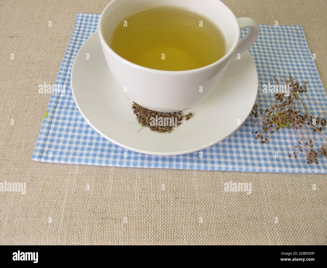 A cup of herbal tea from dill seeds Stock Photo - Alamy