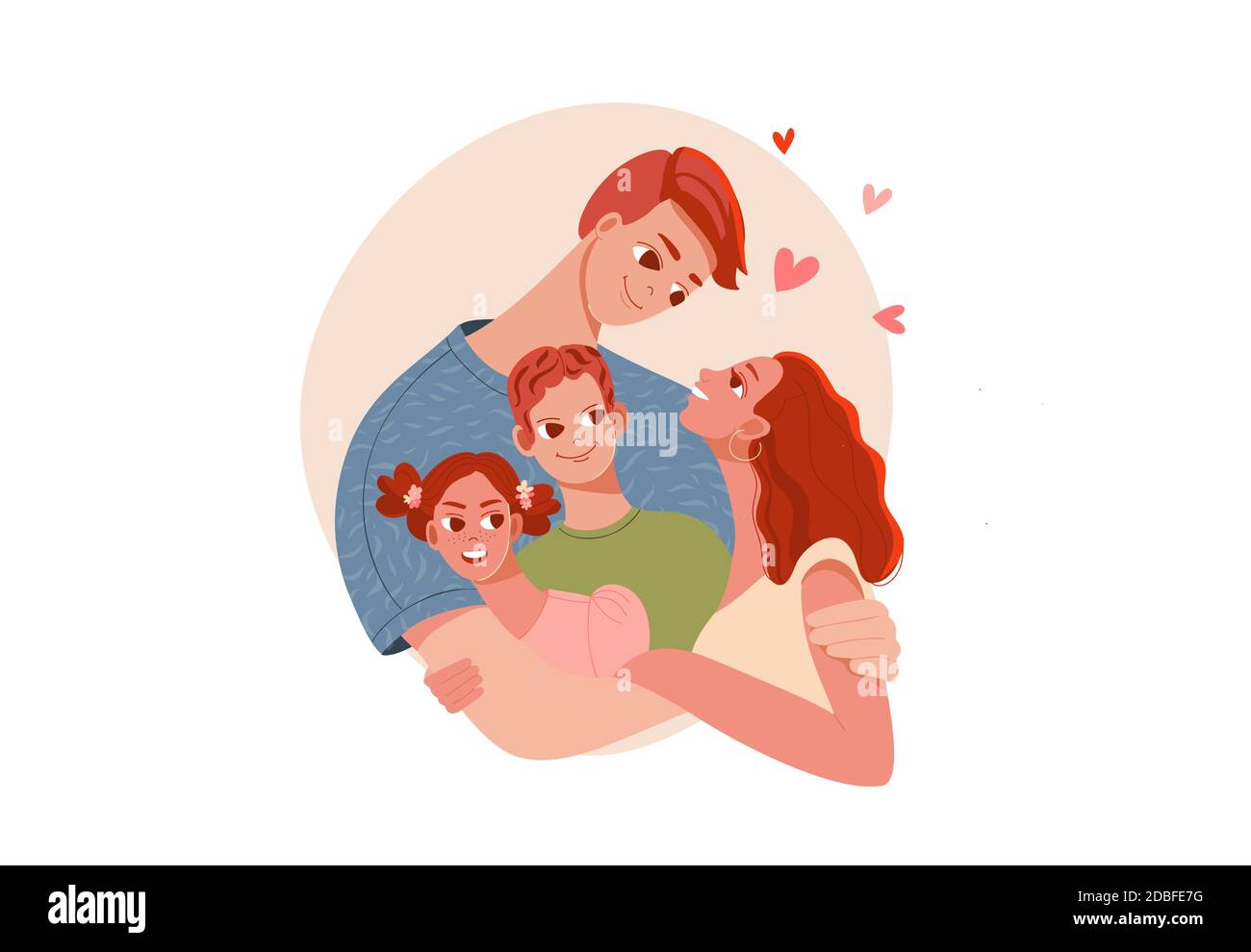 Family members Cut Out Stock Images & Pictures - Alamy