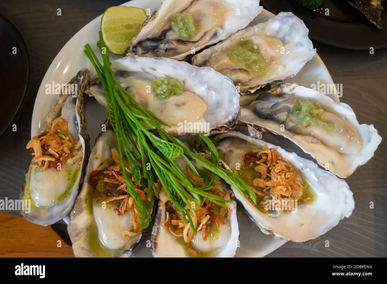 Japanese-Thai style fusion food dish, stock photo Stock Photo - Alamy