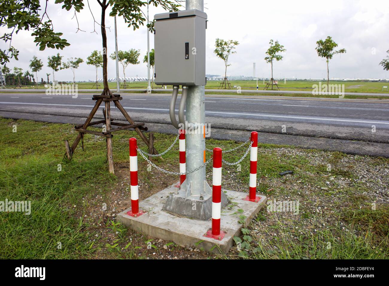 poles Rounding defense steel safety Stock Photo - Alamy