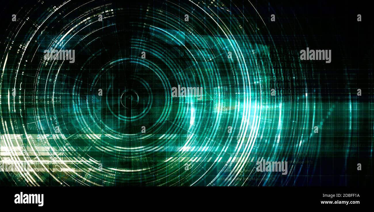Internet Connectivity and Mobility Software as Art Stock Photo - Alamy