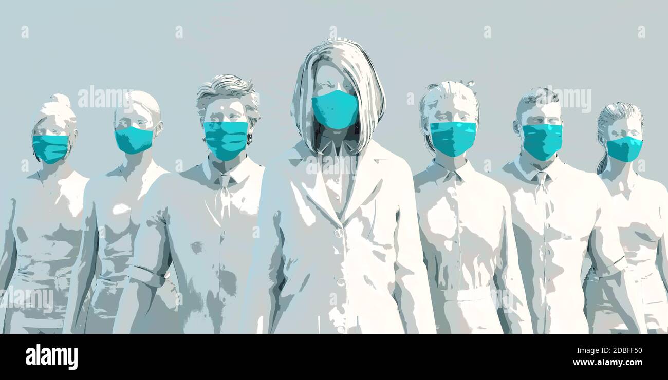 Medical Team Fighting Coronavirus Covid-19 Virus Disease Stock Photo ...