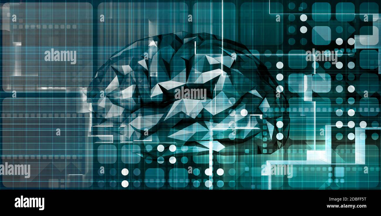 Brain Function and Human Intellect as a Mind Concept Stock Photo - Alamy