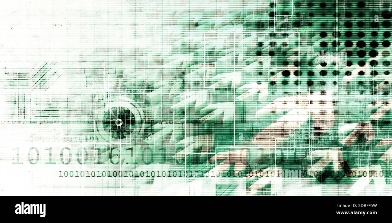 Flow of Digital Information and Data on the Internet Stock Photo - Alamy