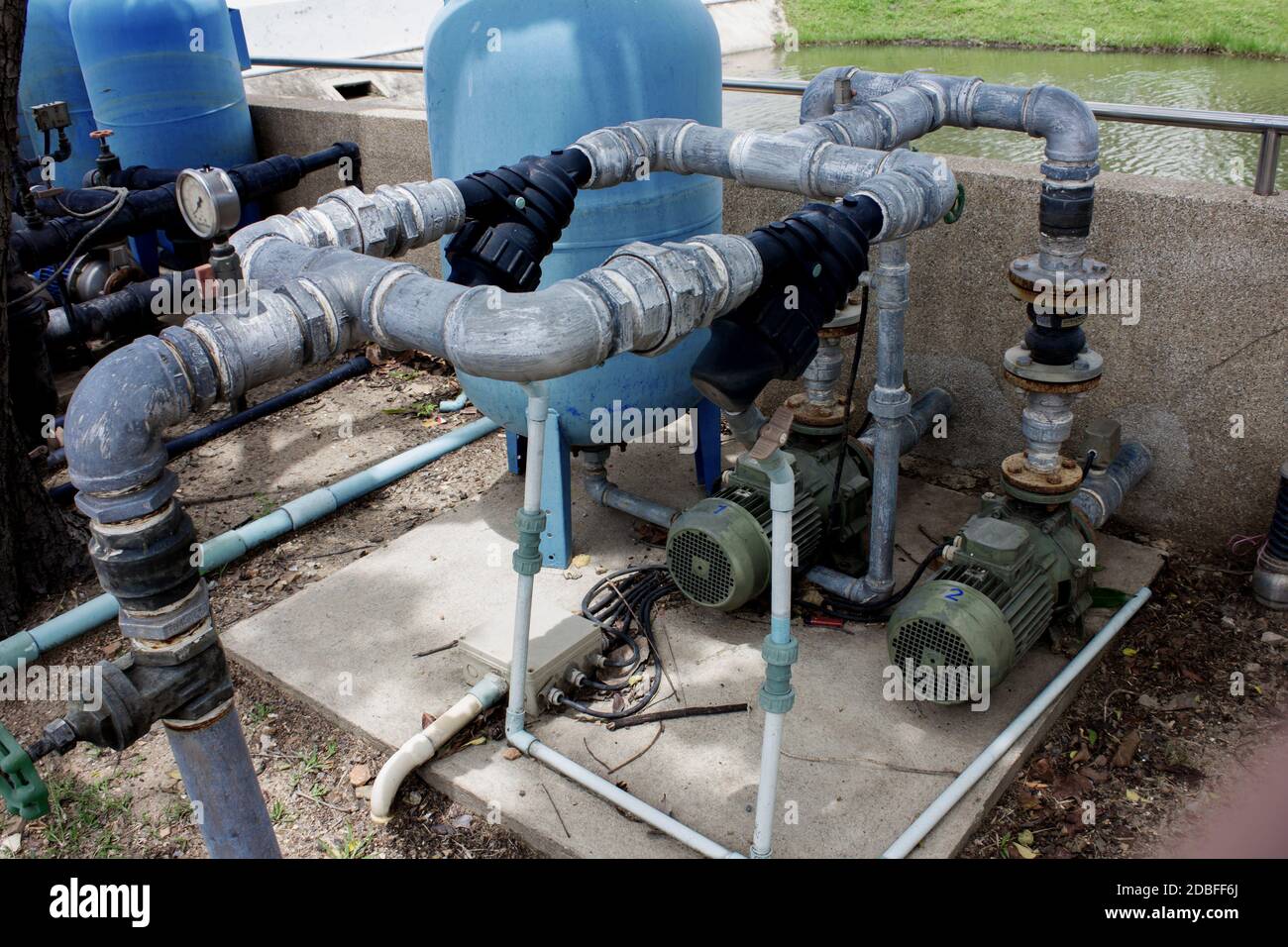 motor pump water electric Stock Photo - Alamy