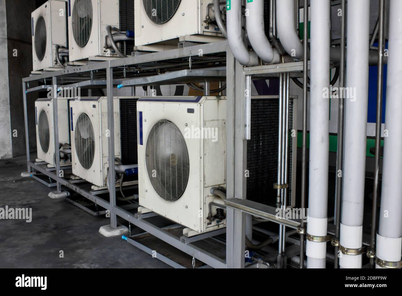 cold Air Compressor electric powerful Stock Photo - Alamy