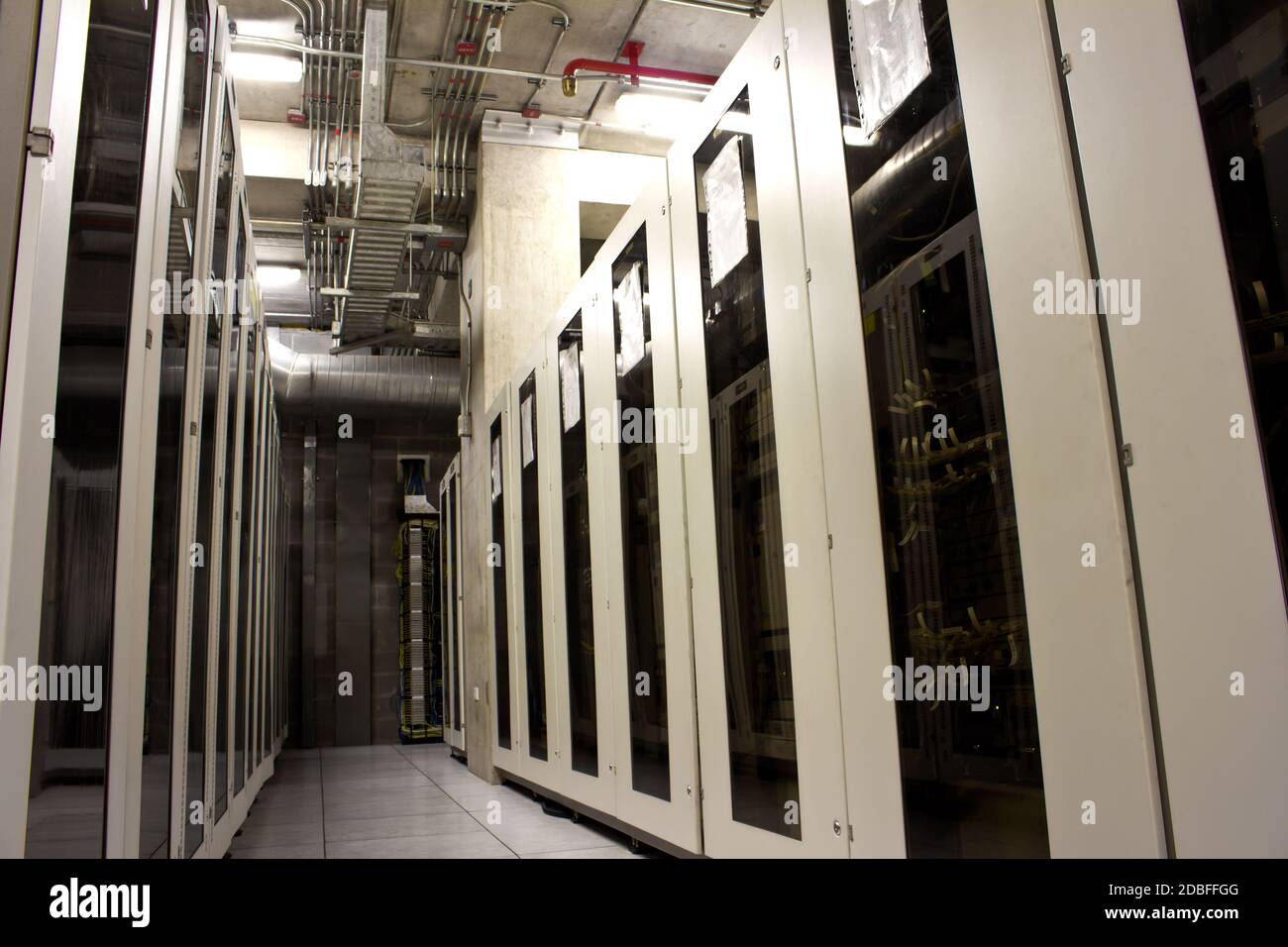 network server system cabinet in building Stock Photo - Alamy