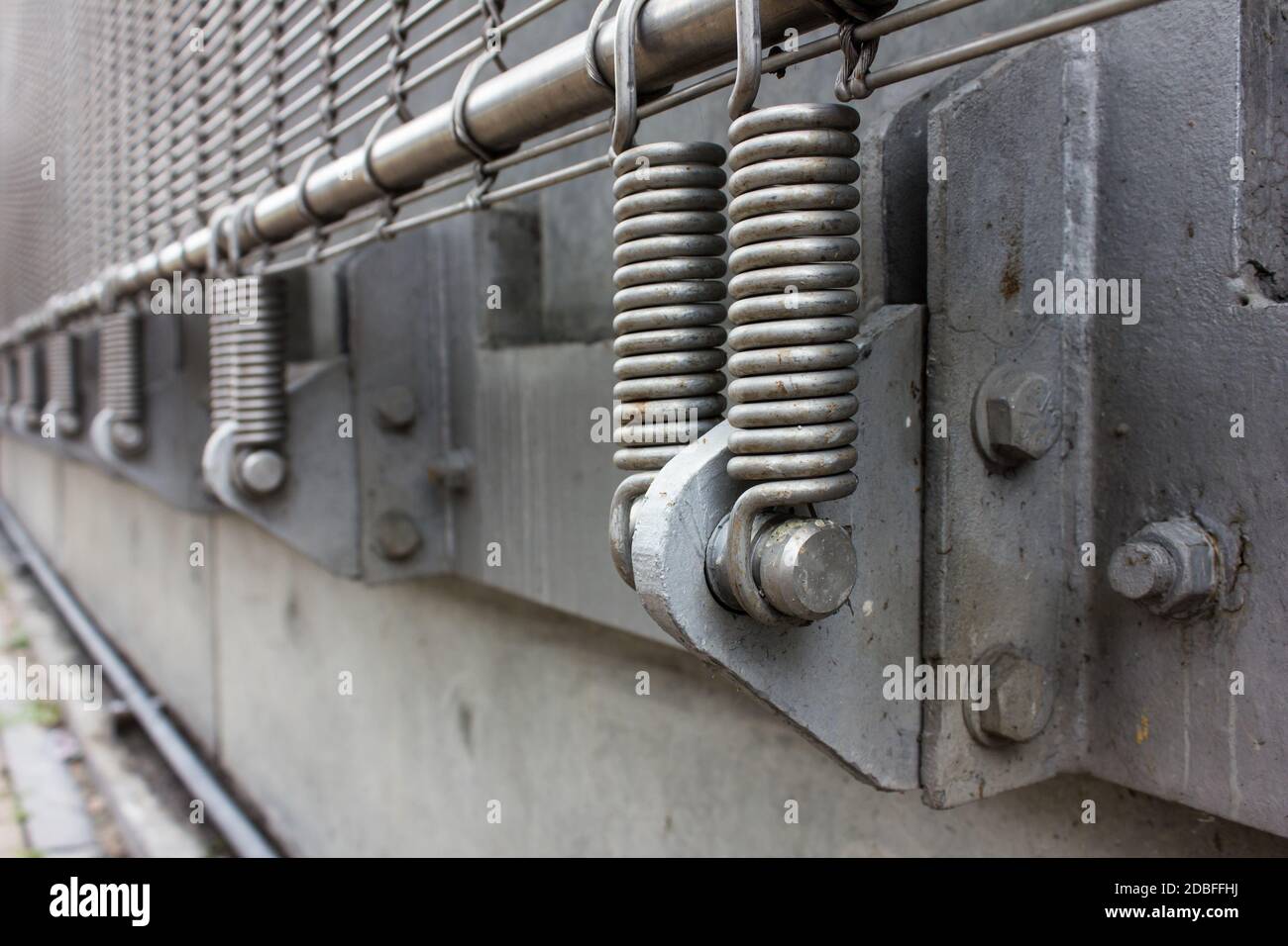 net Wire wall building security Stock Photo - Alamy