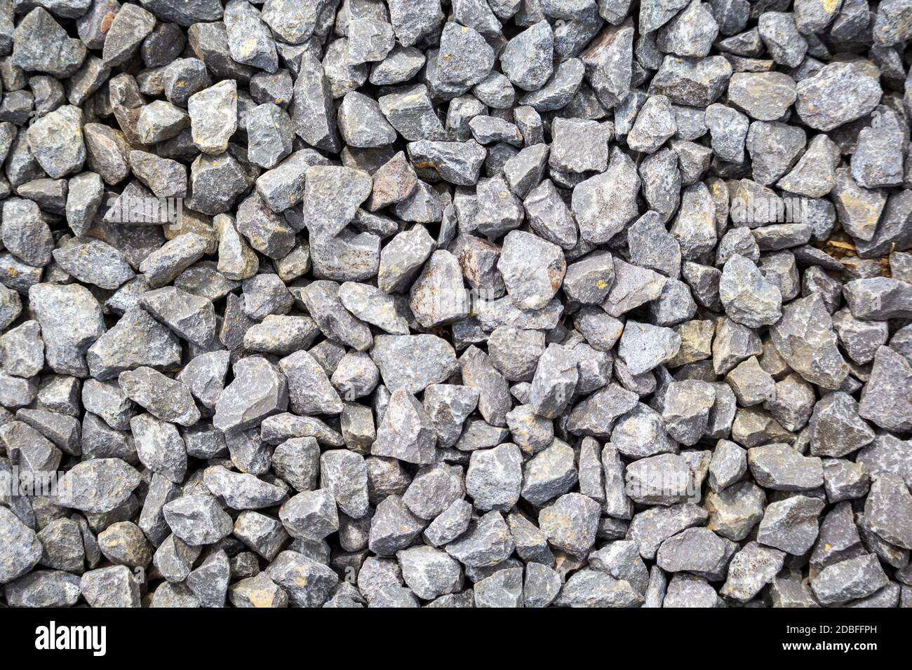 larger lumps of stone, gravel as the foundation of a wind turbine Stock ...