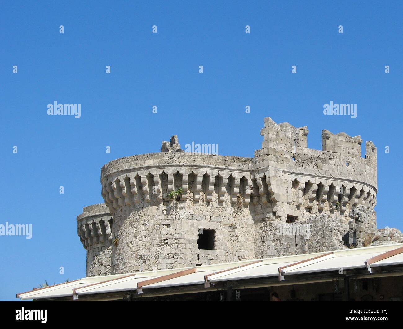 Twin Towers of the Marine Gate as viewed from within the Medieval Old ...
