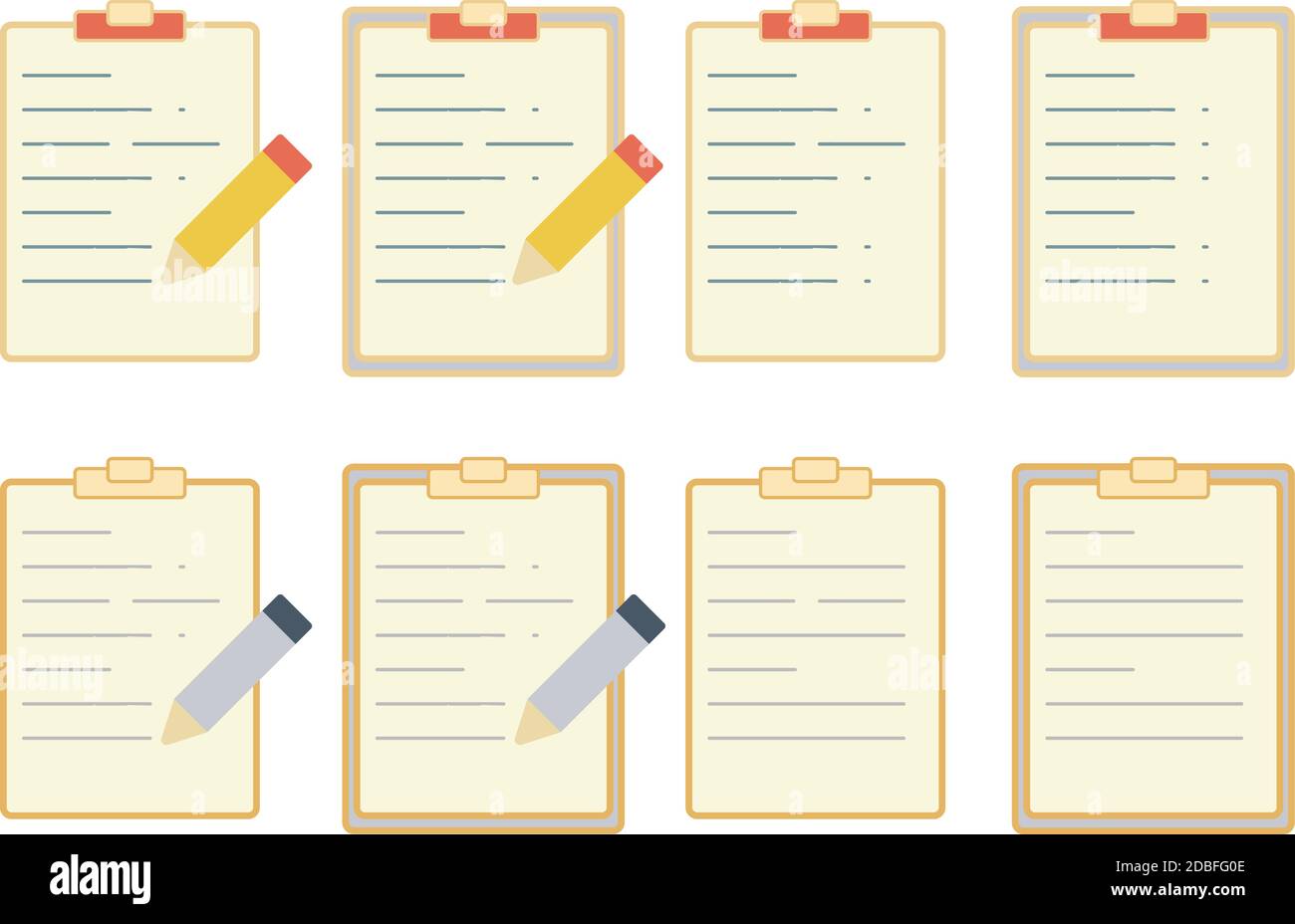 Mobile memo white flat Cut Out Stock Images & Pictures - Alamy