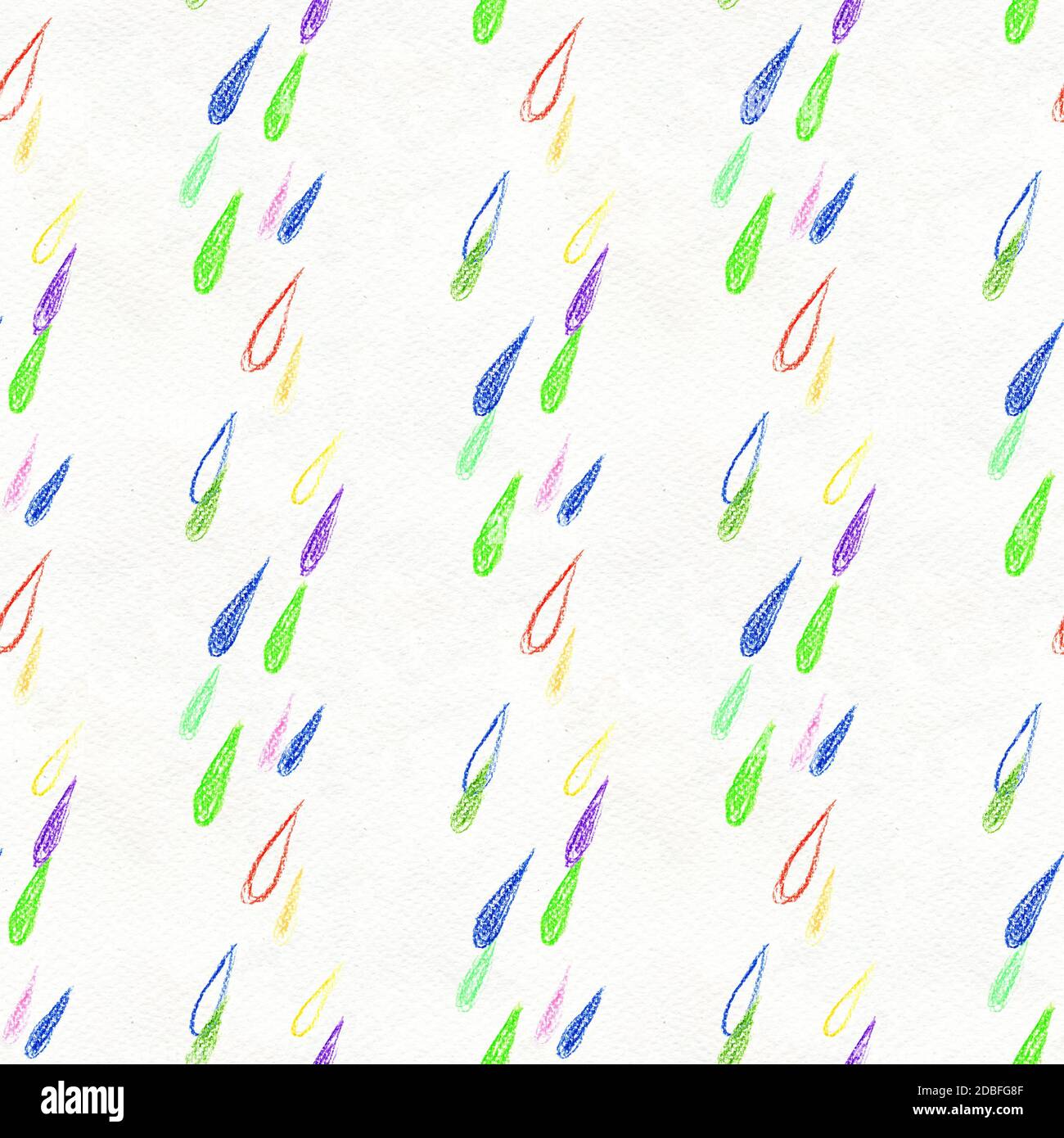 Rain drops seamless Cut Out Stock Images & Pictures - Alamy