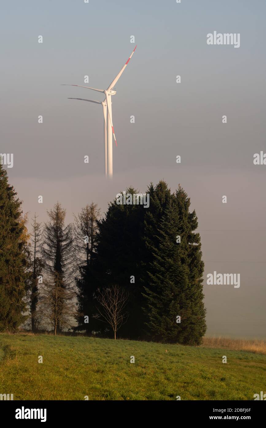 Windrad wald hi-res stock photography and images - Alamy