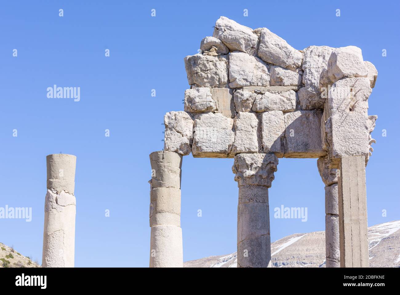 Faqra temple hi-res stock photography and images - Alamy