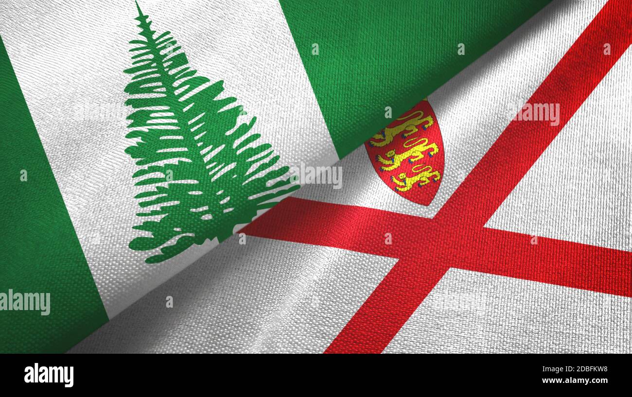 Jersey norfolk island flag hi-res stock photography and images - Alamy