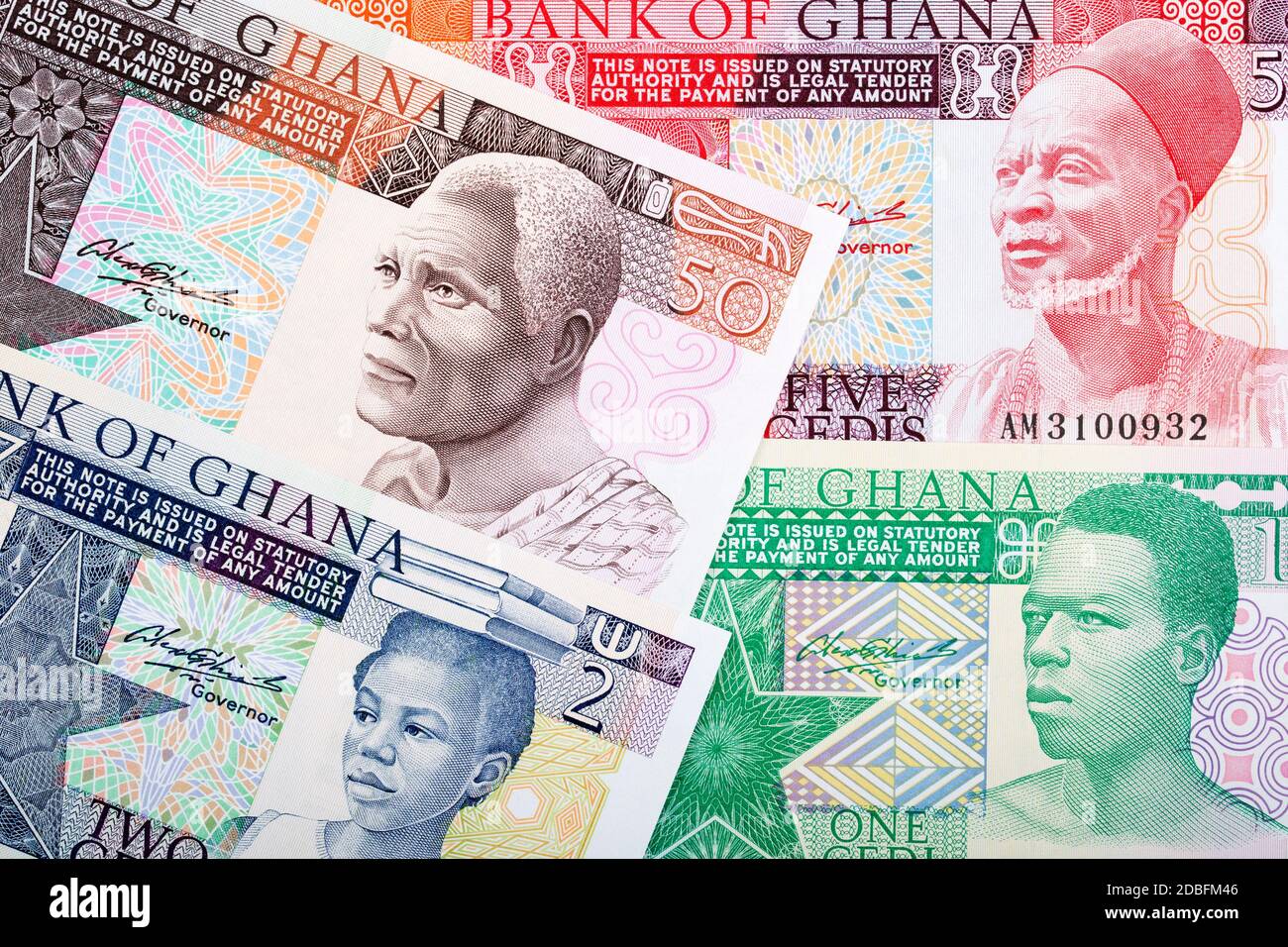 Old money from Ghana a business background Stock Photo - Alamy