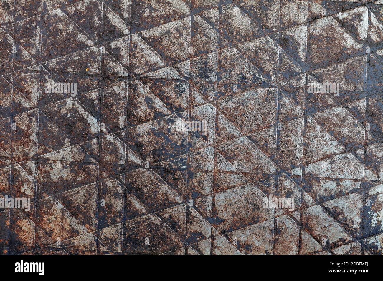 Old metal structure with scratches and geometric shapes Stock Photo - Alamy