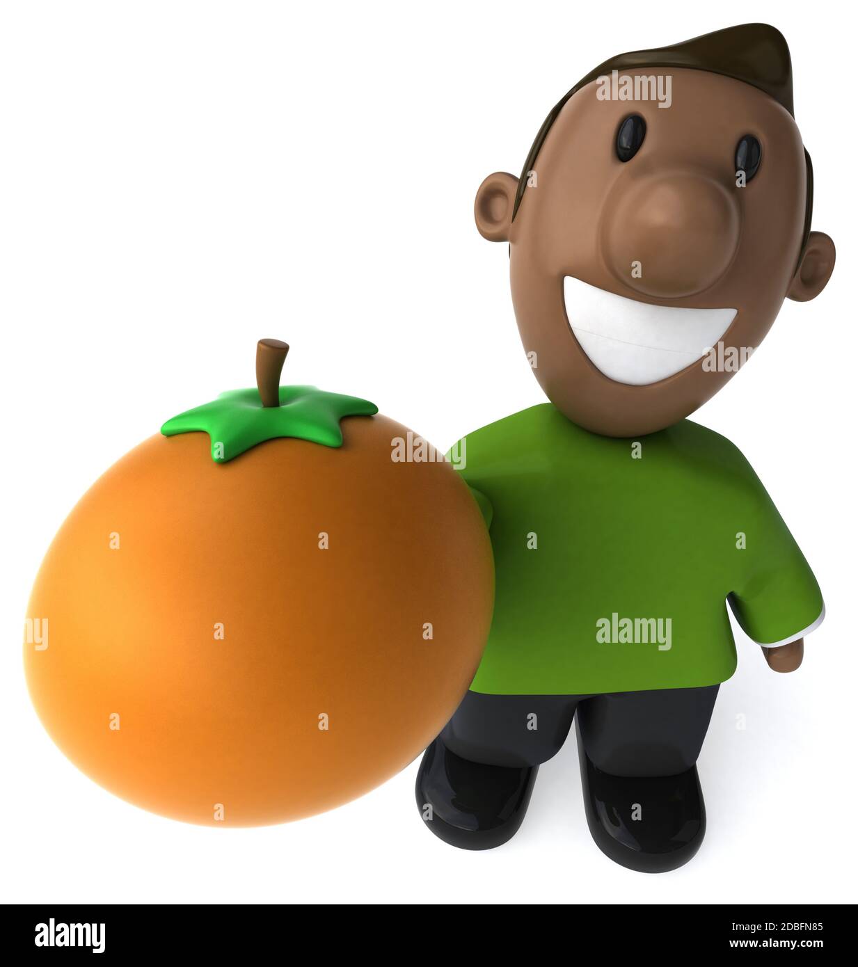 Cartoon guy - 3D Illustration Stock Photo - Alamy