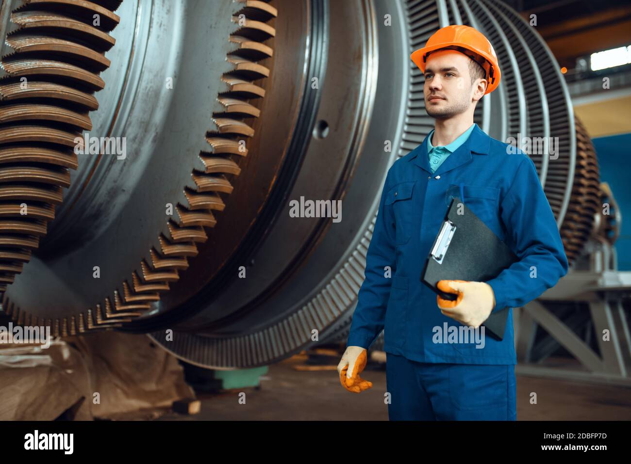 Turbine technician power plant hi-res stock photography and images - Alamy