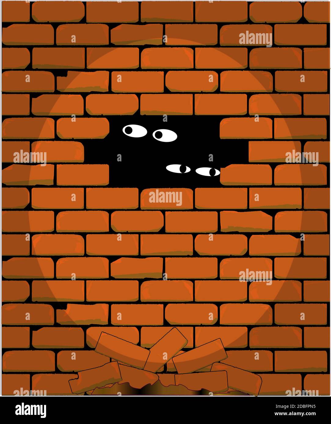 A spotlight playing against a prison wall Stock Photo - Alamy