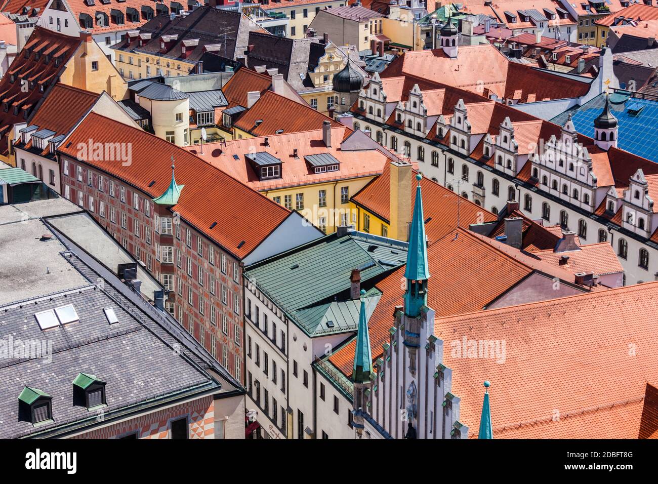 Aerial view of Munich cityscape, Bavaria, Germany Stock Photo - Alamy