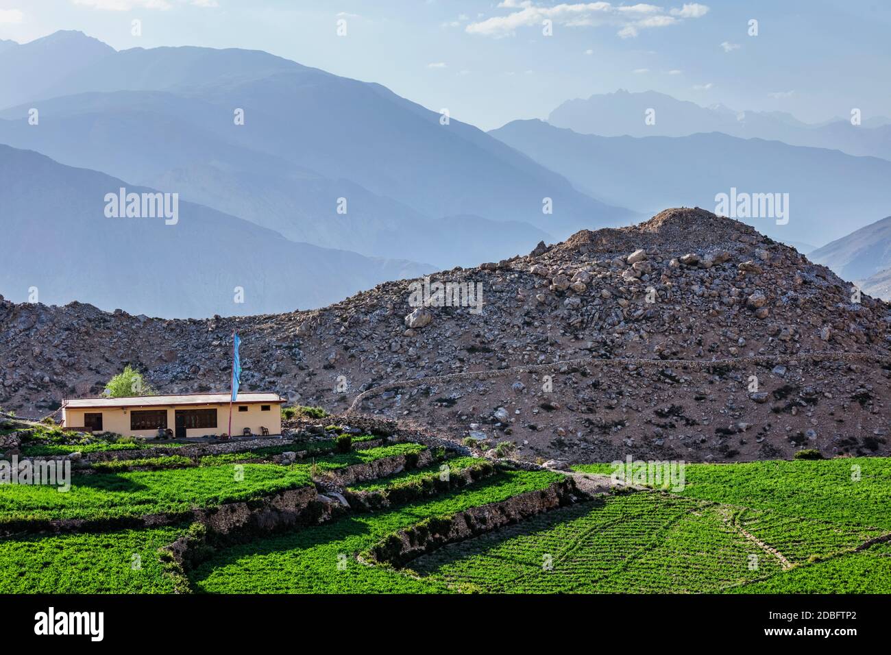 Nako village in Himalayas, Himachal Pradesh, India Stock Photo - Alamy