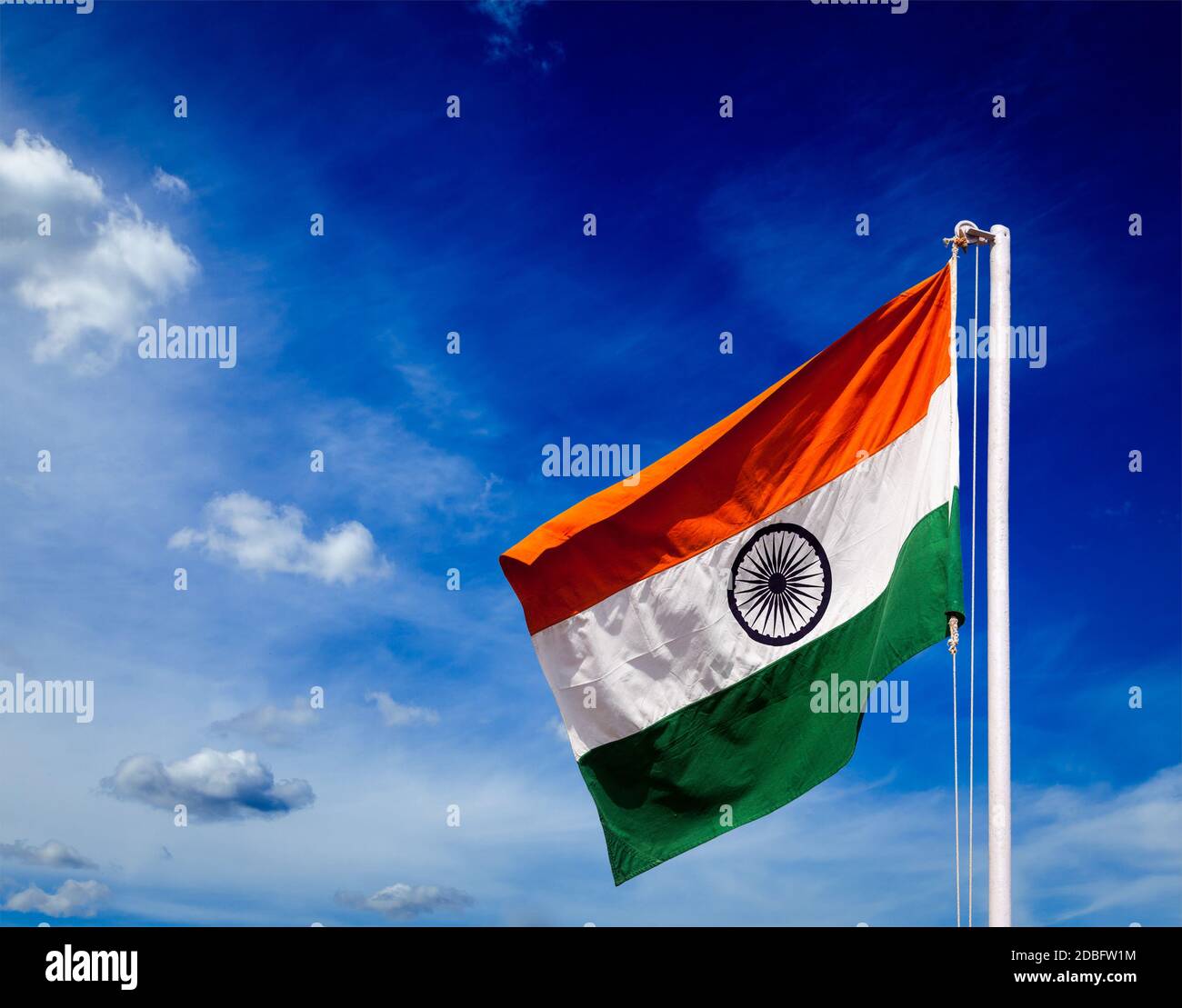 India Indian Flag In Blue Sky Copyspace Stock Photo Alamy india-indian-flag-in-blue-sky-copyspace-stock-photo-alamy