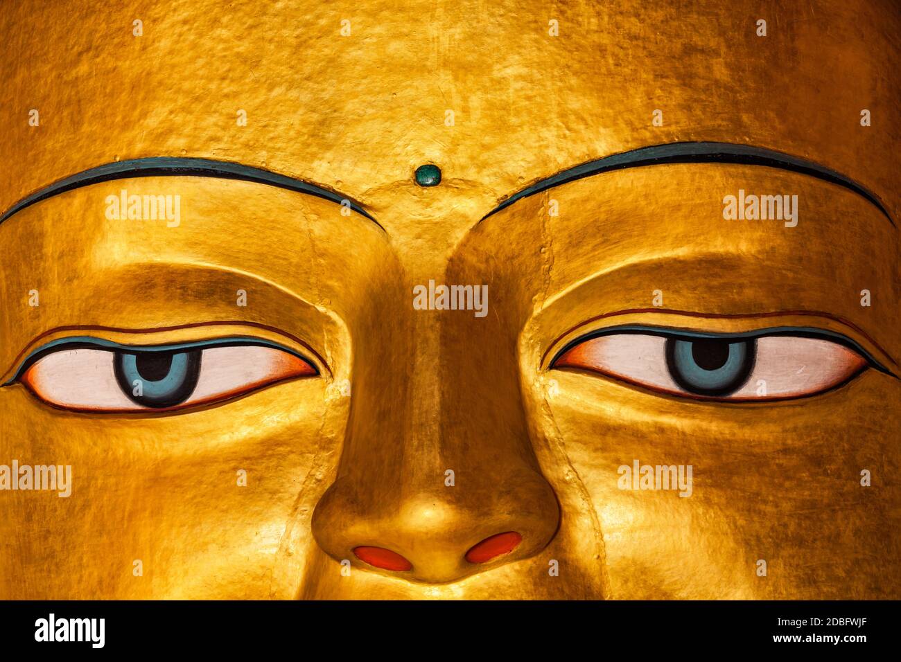 Indian Buddha Statue Face