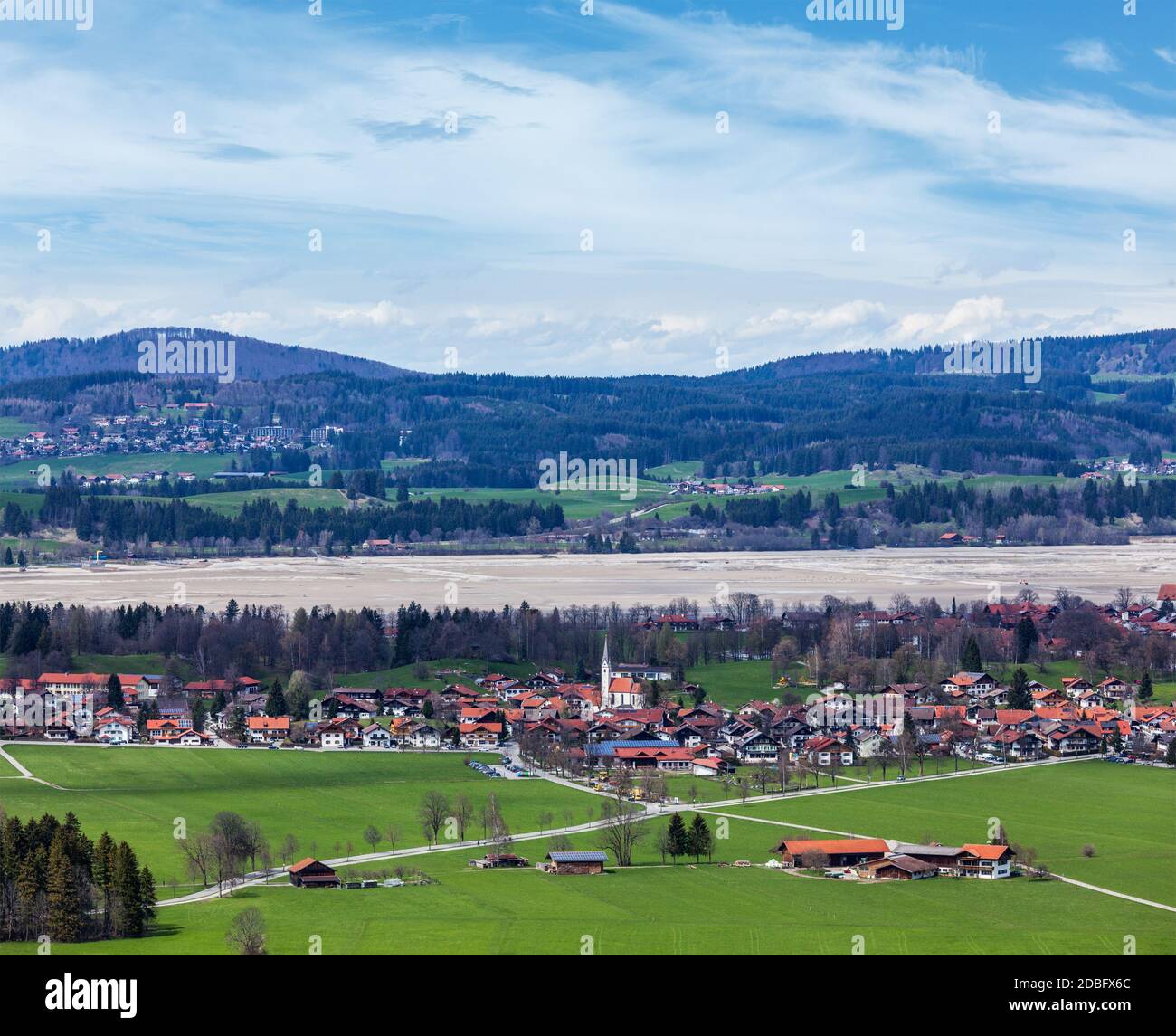 German countryside and village. Bavaria, Germany Stock Photo - Alamy