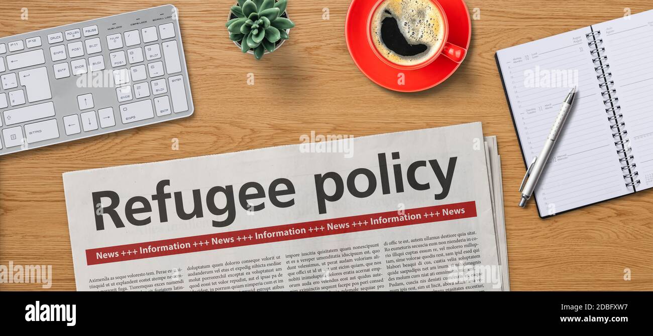 Refugee crisis headline hi-res stock photography and images - Alamy