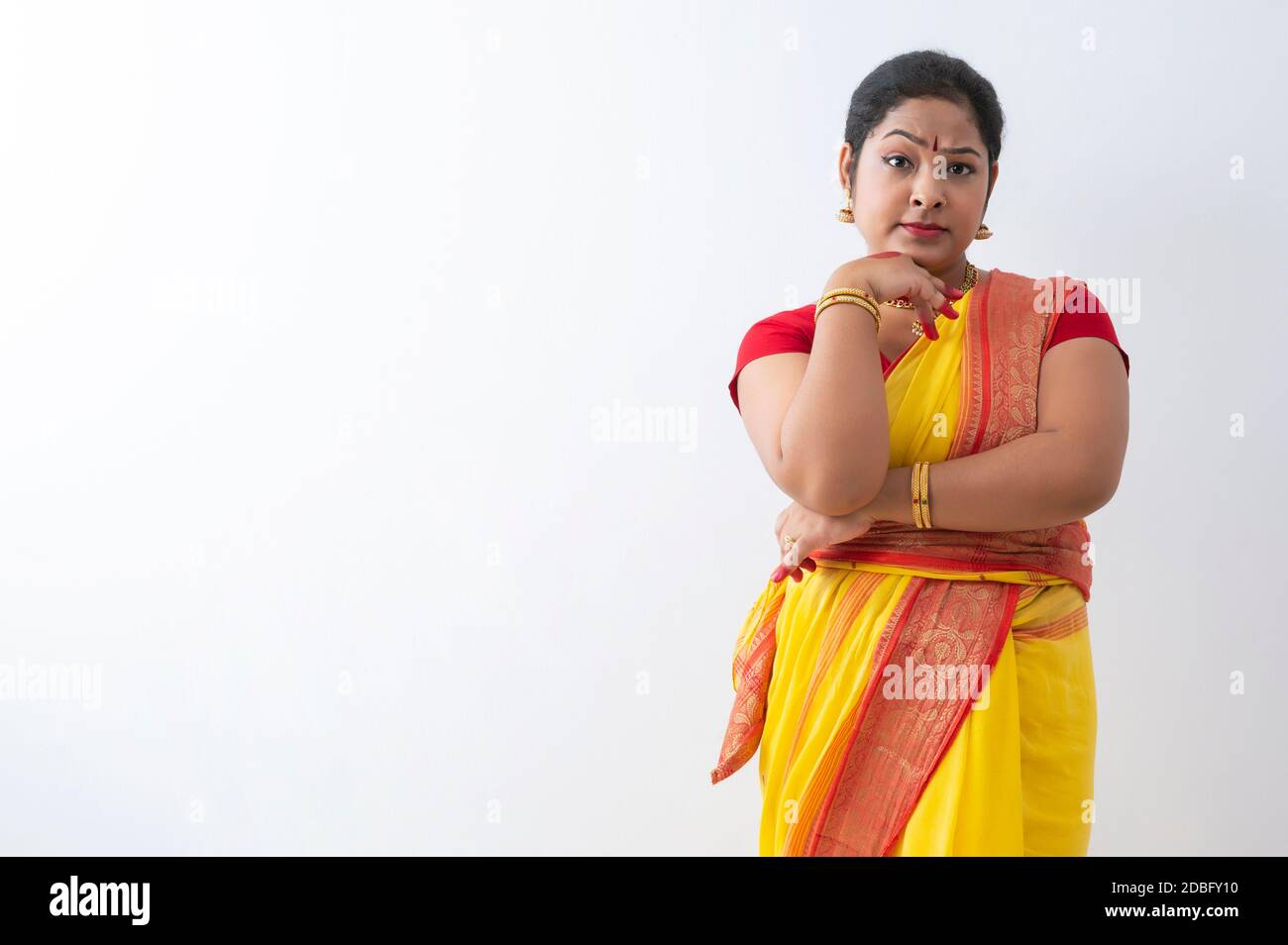 Kuchipudi dancer doing shringar rasa Stock Photo - Alamy