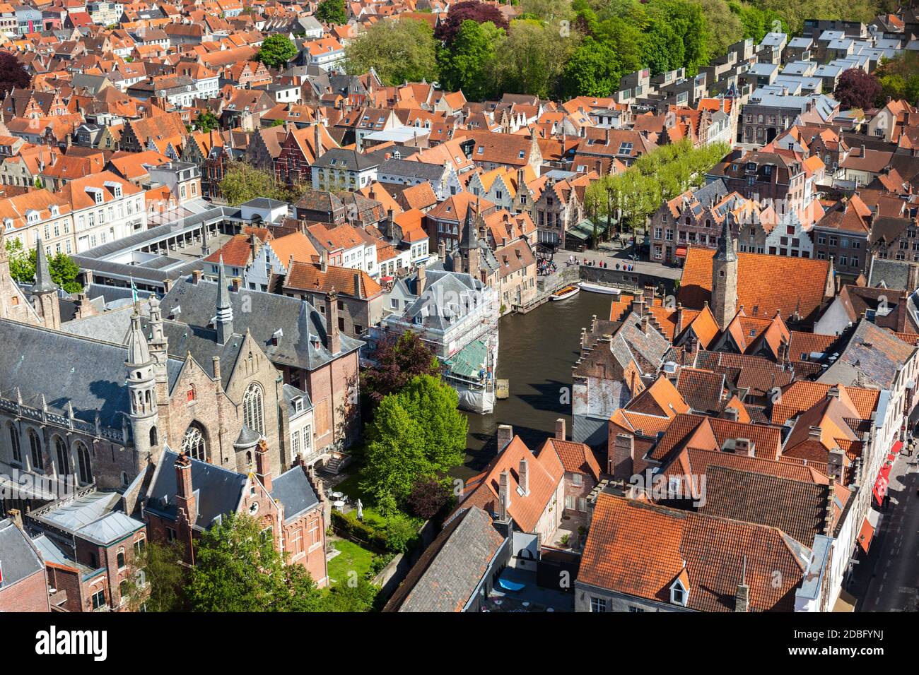 Brugge aerial hi-res stock photography and images - Alamy