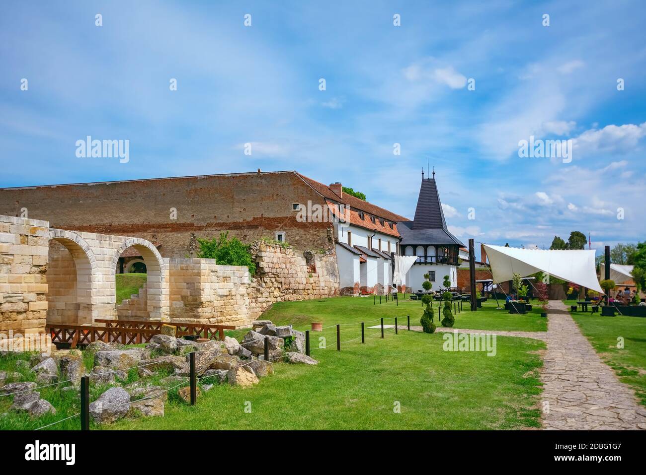 Inside of Alba Carolina Citadel, Alba Iulia, Romania Stock Photo - Alamy