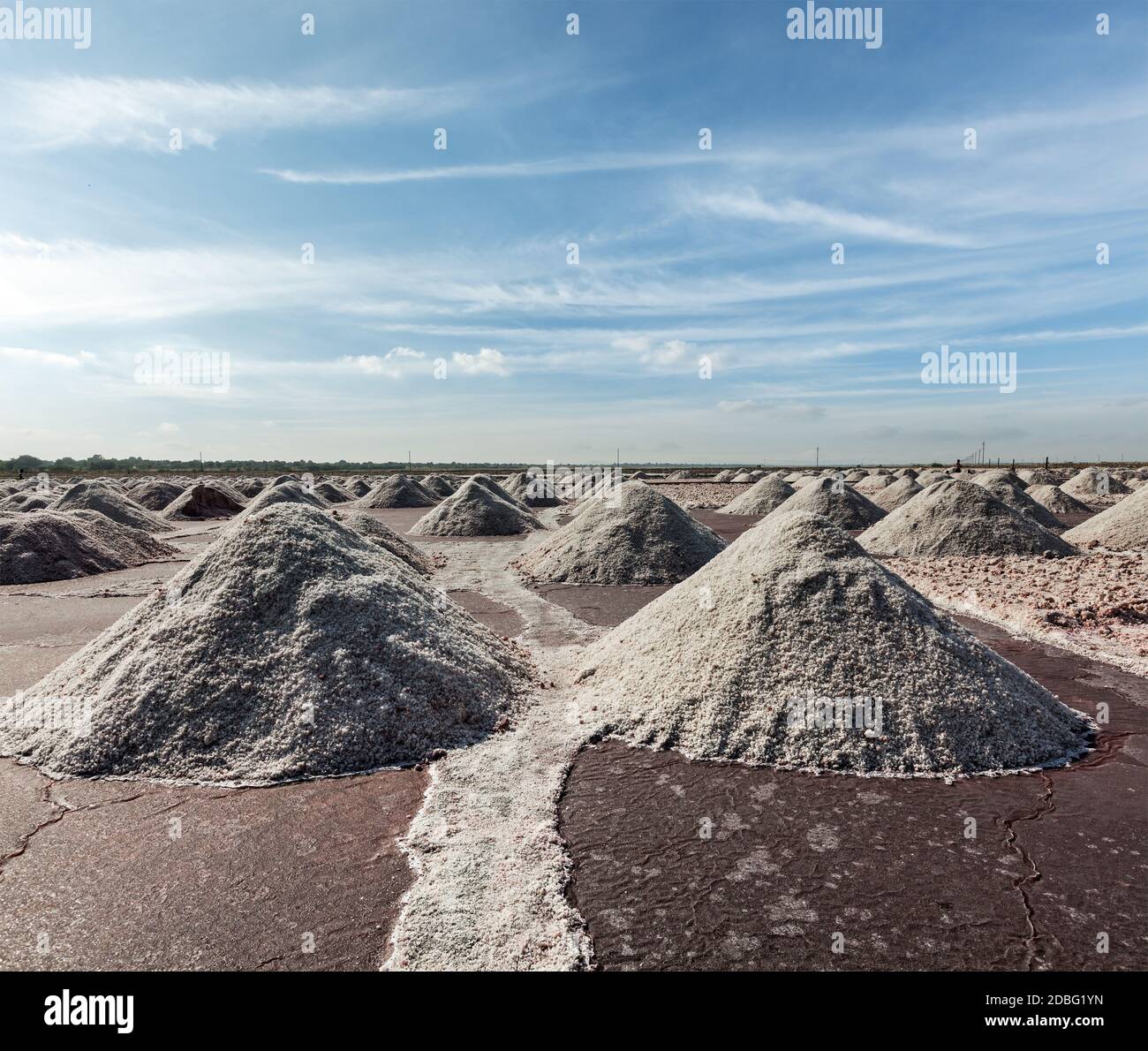 Salt mine at Sambhar Lake, Sambhar, Rajasthan, India Stock Photo - Alamy
