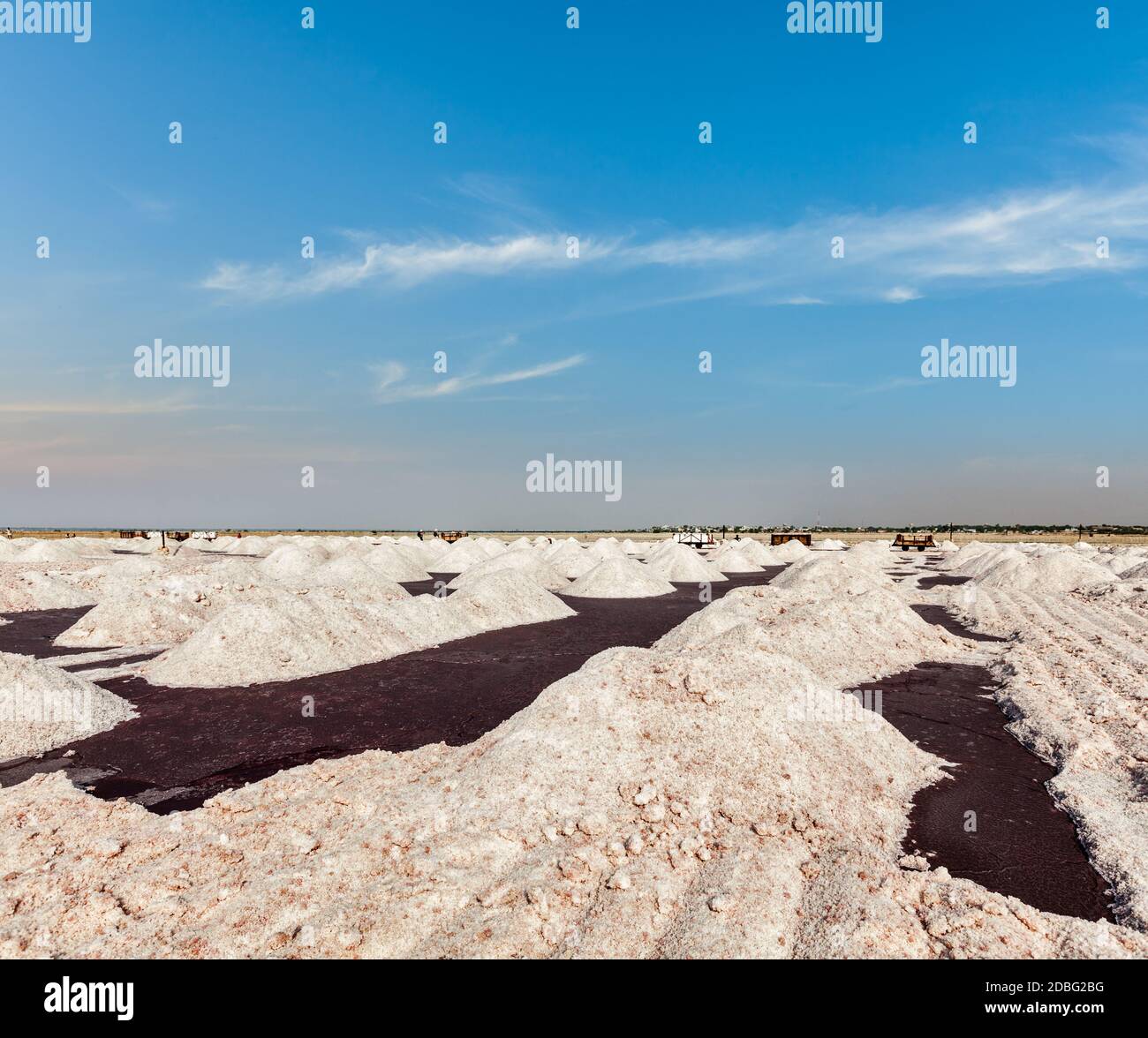 Salt mine at Sambhar Lake, Sambhar, Rajasthan, India Stock Photo - Alamy